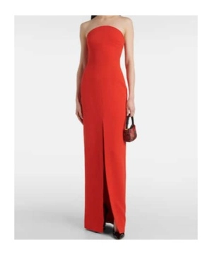 David Koma Strapless Gown