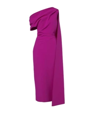 ROKSANDA Maite Draped Crêpe Gown - Purple