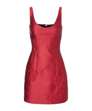 EMILIA WICKSTEAD Einna Jacquard Minidress - Red