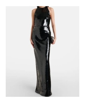 SAFIYAA LONDON Santina Sequined Gown