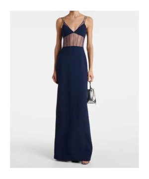 David Koma Tulle-trimmed Bustier Dress