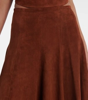 Stouls Sabrina Suede Midi Skirt