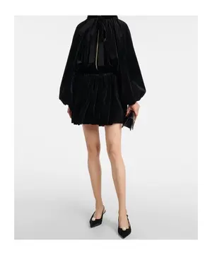 PATOU Velvet Mini Skirt