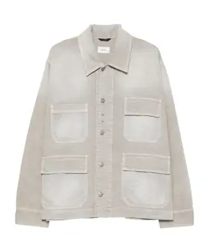 HAIKURE Long-sleeved Denim Jacket - White