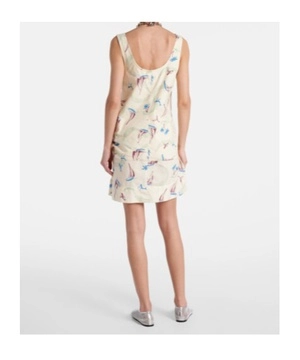 Rabanne Printed Cotton Minidress