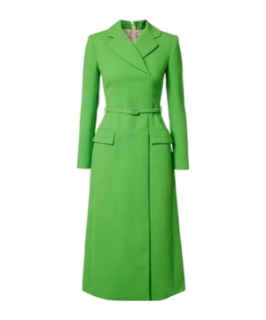 EMILIA WICKSTEAD Kalonice Wool Crêpe Midi Dress - Green