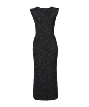 Maticevski Singular Open-back Lamé Cocktail Dress - Black