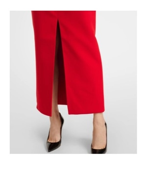 SAFIYAA LONDON Sydney Satin-trimmed Midi Dress
