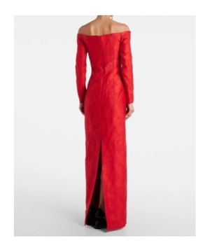 EMILIA WICKSTEAD Zarith Jacquard Off-shoulder Maxi Dress