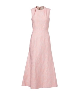 EMILIA WICKSTEAD Kissa Jacquard Midi Dress - Pink