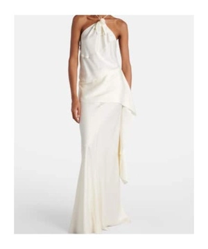Victoria Beckham Gathered Halterneck Top