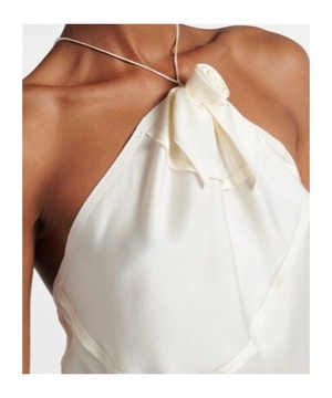 Victoria Beckham Gathered Halterneck Top
