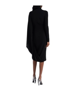 Stella McCartney Draped High-neck Midi Dress