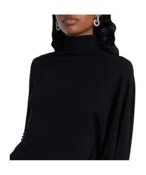 Stella McCartney Draped High-neck Midi Dress