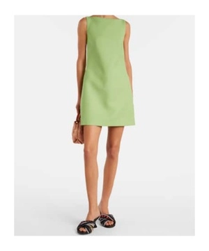 EMILIA WICKSTEAD Rifer Wool Cady Minidress