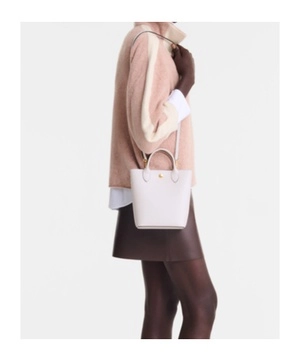 Longchamp Pure Textured Leather Mini Bag