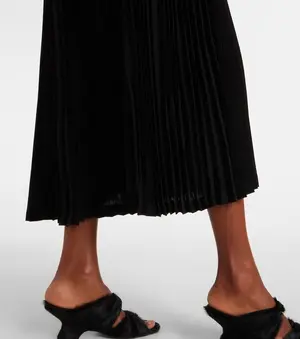 Junya Watanabe Pleated Detail Zip-up Dress