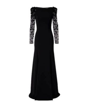 Jenny Packham Sylvia Embellished Gown - Black