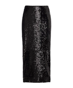 EMILIA WICKSTEAD Sequined Pencil Skirt - Black