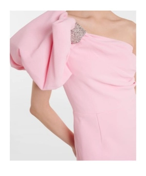 Rebecca Vallance Isabella Asymmetric Crepe Gown