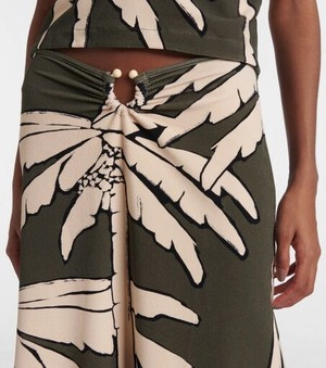 Johanna Ortiz Gathered Terry Maxi Skirt