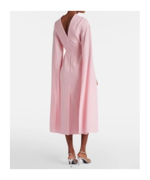 ROKSANDA Nour Draped Crepe Midi Dress