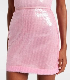 David Koma Sequined Minidress