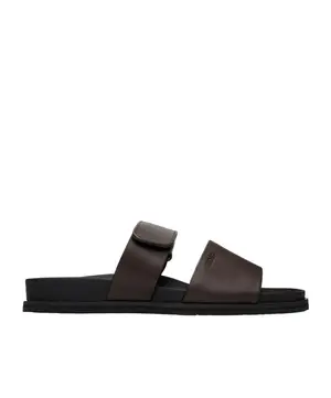 Hugo Boss Round-toe Sandals - Dark Brown