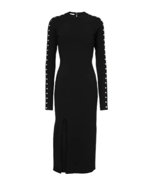 Stella McCartney Knitted Midi Dress - Black
