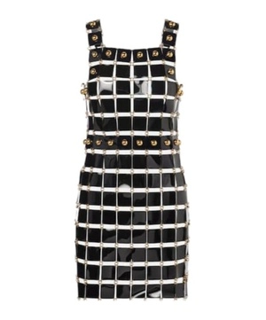 Rabanne Studded Minidress - Black