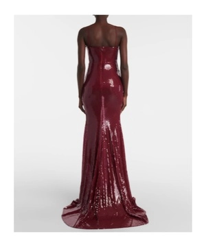 Alex Perry Sequined Corset Gown