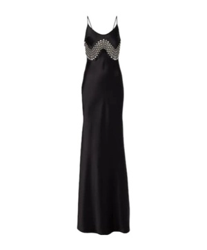 David Koma Embellished Satin Gown