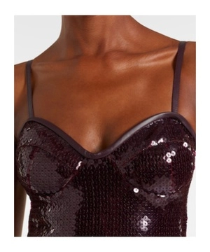 David Koma Embellished Gathered Gown