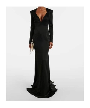 Alex Perry Satin Crepe Gown