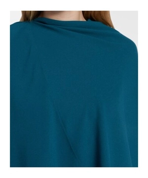 ROKSANDA Deena Crepe Gown With Cape Effect - Blue