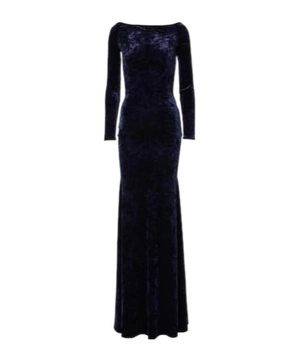 Alex Perry Velvet Gown - Black