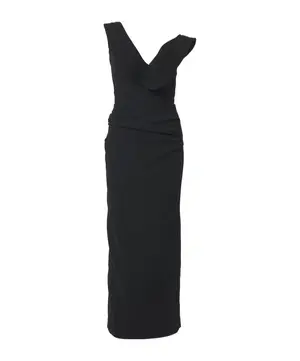 Maticevski Requiem Ruffled Maxi Dress - Black