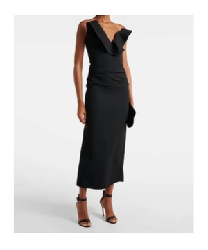 Maticevski Requiem Ruffled Maxi Dress
