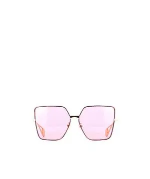 Gucci Geometric Sunglasses - Pink