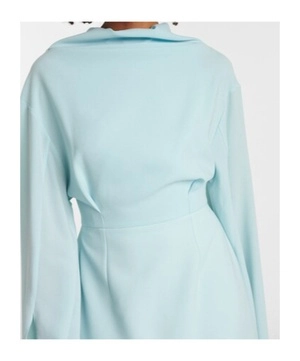 ROKSANDA Nour Draped Midi Dress - Blue
