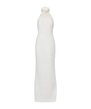 Rebecca Vallance Bridal La Peregrina Crepe Gown - White