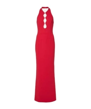 Rebecca Vallance Akari Embellished Gown - Red