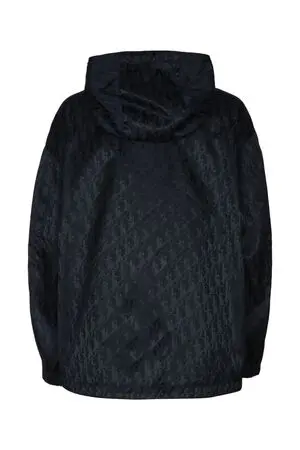 Dior Zip Up Hooded Jacket - Black