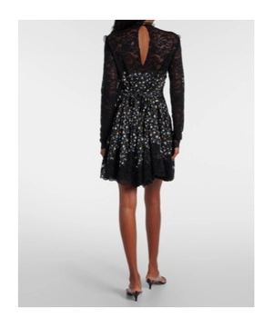 Rabanne Floral Lace Minidress