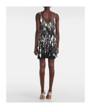 Rabanne Chain-detail Embellished Minidress