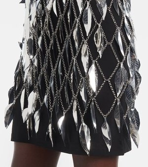 Rabanne Chain-detail Embellished Minidress