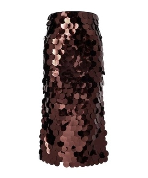 ROKSANDA Sequined Midi Skirt - Black