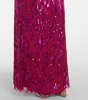 Jenny Packham Sungem Embellished Gown