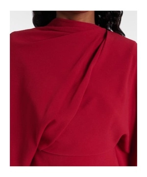 ROKSANDA Neolitsea Shawl Crepe Cocktail Dress