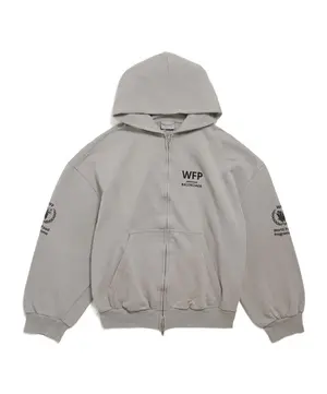 Balenciaga Wfp Regular Zip-up Hoodie